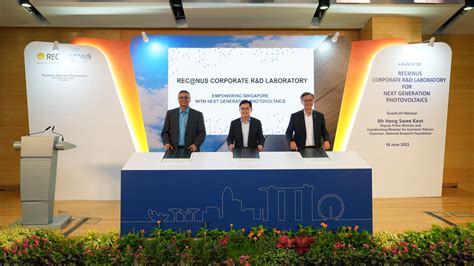 Nus Launches S77 Million Recnus Corporate Randd Lab For Next Gen Solar