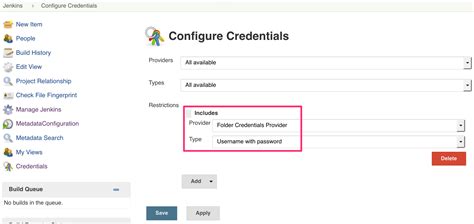 Cant Select Credential Kind When Creating Jenkins Credentials Inside Folder Stack Overflow