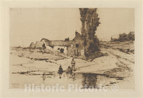 Charles Adams Platt A Brittany Farm Historic Pictoric
