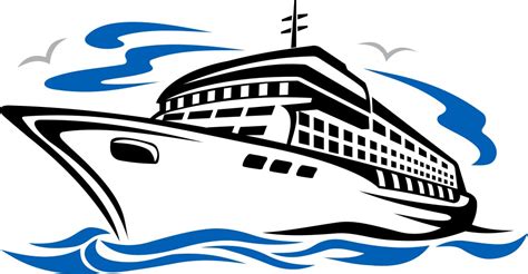 Cruise Ship Silhouette Clip Art Cruise Ship Silhouette Shape Design