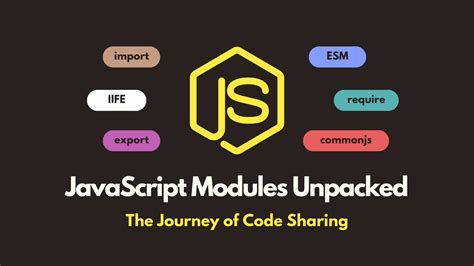 Javascript Modules Unpacked The Journey Of Code Sharing • Ceamkrier
