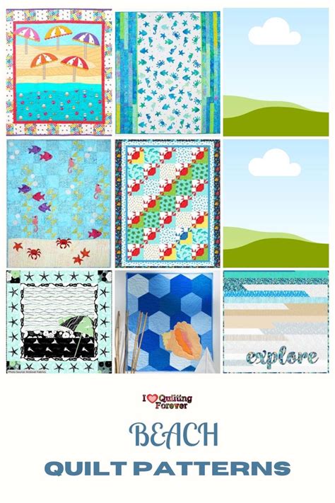 Top 10 Free Beach Quilt Patterns 8 Bonus Patterns For Sale Beach
