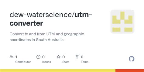 Github Dew Waterscience Utm Converter Convert To And From Utm And Geographic Coordinates In