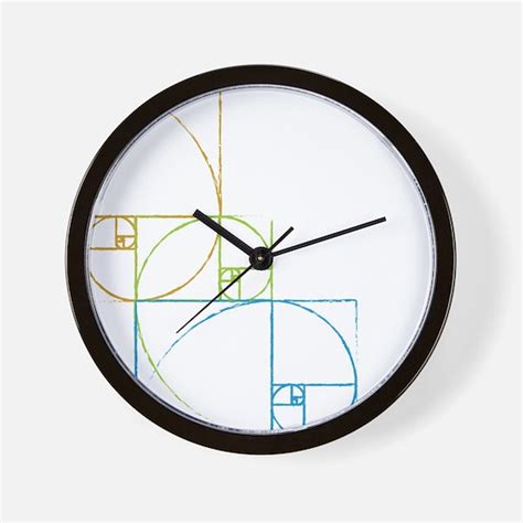 Fibonacci Clocks Fibonacci Wall Clocks Large Modern Kitchen Clocks