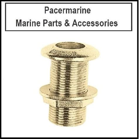 Thru Hull Fitting Brass 1 4 Thru 2″ Short Pacermarine