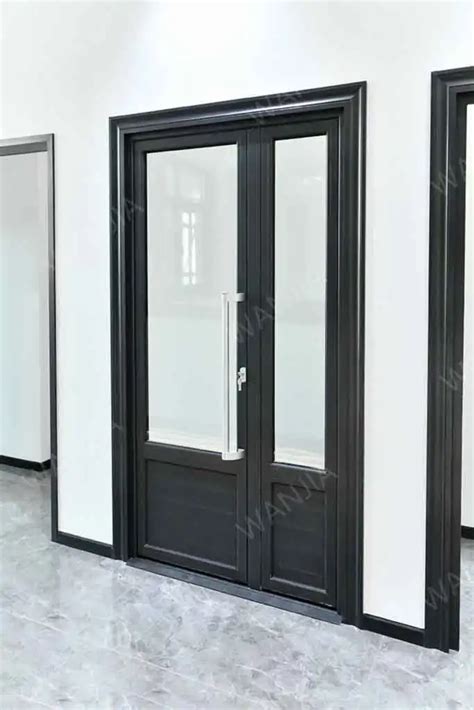 Unequal Aluminum Double Casement Doors Wanjia Window And Door