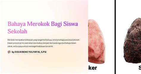 Bahaya Merokok Bagi Siswa Sekolah