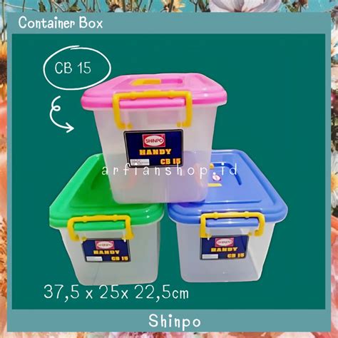 Jual Container Box Cb 15 Liter Handy Shinpo Kontainer Industri