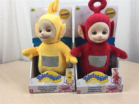 Teletubbies Jumping Laa Laa And Jumping Po Authentic Voice Jumping Fun New 1962459661