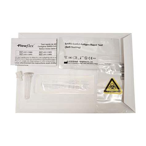 Flowflex Sars Cov 2 Antigen Rapid Test Self Testing 1 Complete Set Alcohol Ninja