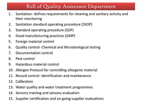 Quality Control Quality Assurance And Total Quality Management In