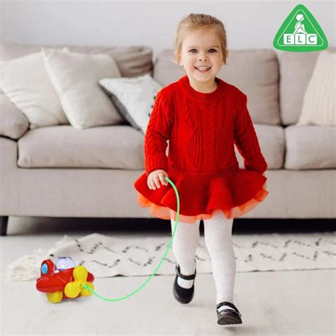 Early Learning Centre Pull Along Popping Plane — Toycra
