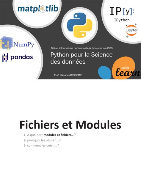 Fichiers Et Modules En Python Pdf Expression Régulière Fichier