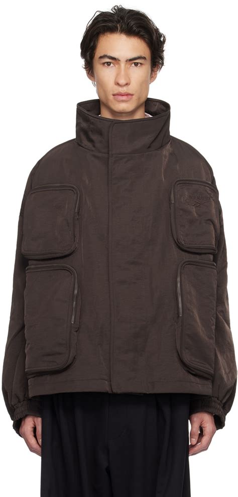 Hed Mayner Brown Reebok Edition Jacket Hed Mayner