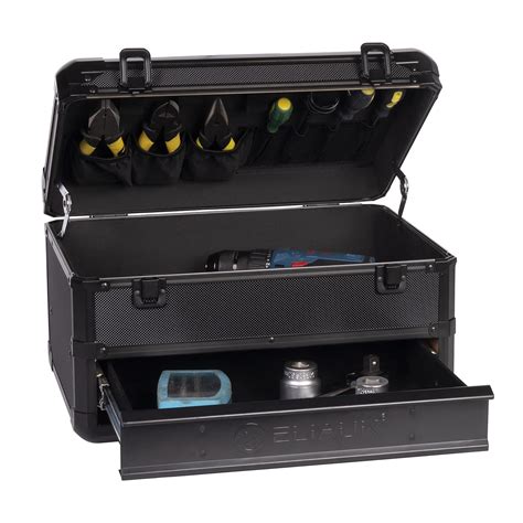 E Eliauk Tool Box Hard Case Tool Organizer Storage Cabinet Carry Case