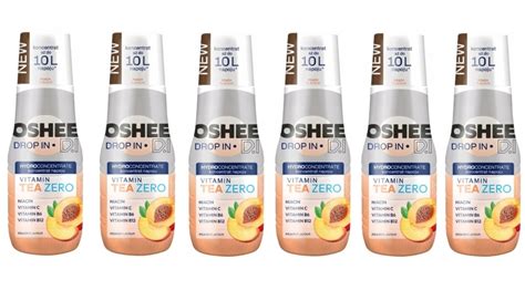 6x Syrop Oshee Drop In Ice Tea Brzoskwinia Zero Do Saturatora 500ml