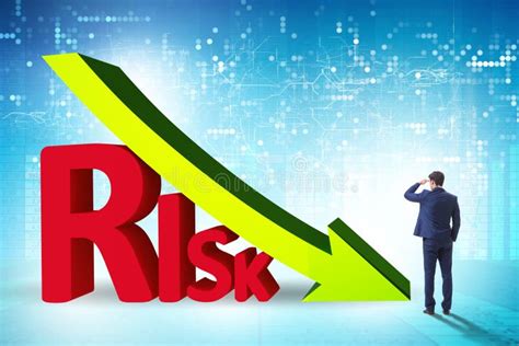 Risk Reduction And Mitigation Concept With Businessman Stock Image Image Of Measurement