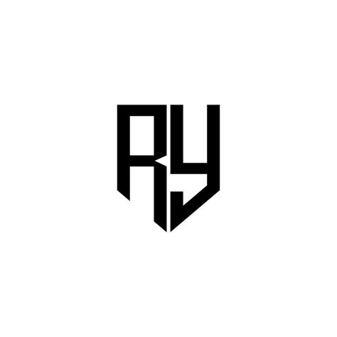Ry Letter Logo Design With White Background In Illustrator Vector Logo