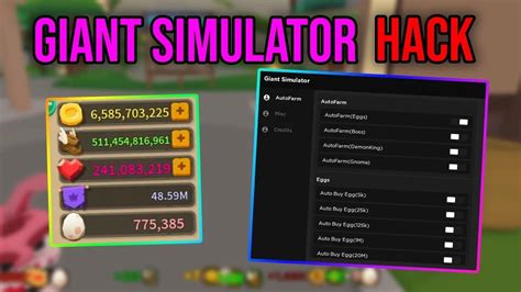 Roblox Giant Simulator Hack Unlimited Eggs Collect All Auto Farm