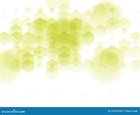 Vector Abstract Green Geometric Background Template Brochure Design