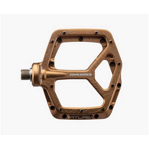 Coppia Pedali Mtb Atlas Bronzo Race Face Pedali Pedali Flat Bici E B