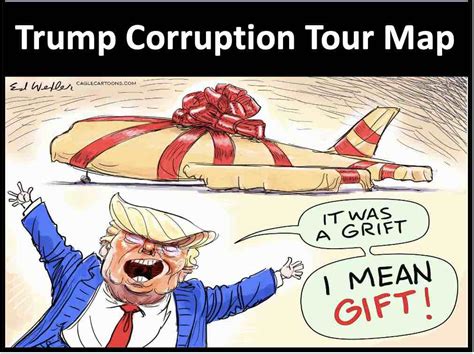 Trump Corruption Tour Map