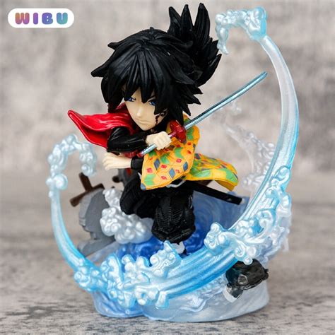 Mô Hình Kimetsu No Yaiba Tomioka Giyuu G5 Chibi Chiến Đấu Cao 10cm