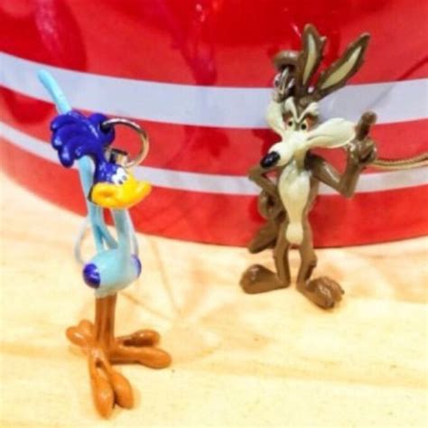 絕版老品 華納 Road Runner Bb鳥 嗶嗶鳥 歪心狼 經典公仔吊飾 蝦皮購物