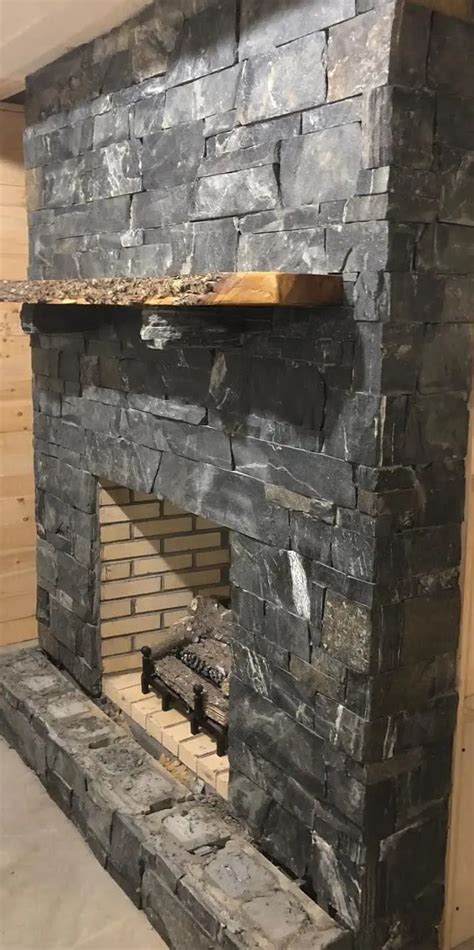 Dry Stack Fireplace