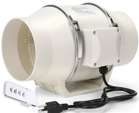 Buy Inline Duct Fan 4 Inch Duct Fan With Remote Control Unit Variable