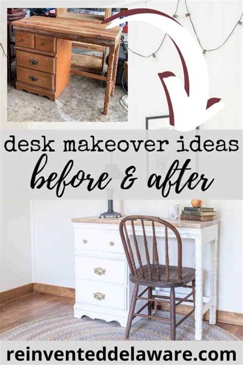 Desk Makeover Ideas Before And After Reinvented Delaware