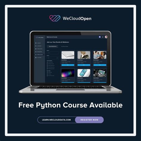 Weclouddata On Linkedin Wecloudopen Opencourse Python Learn