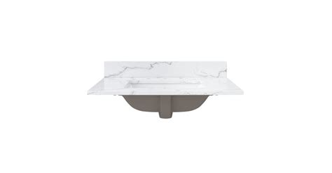 Craft Main Qz31228cv 31 Quartz Vitreous China Vanity Top With