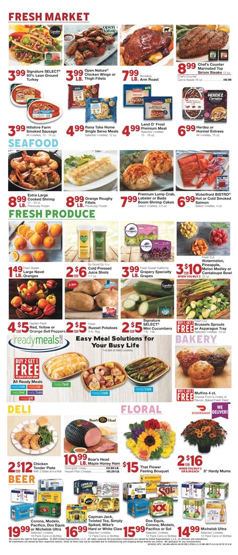 United Supermarkets Weekly Ad Sep 17th Sep 23rd 2025 Weekly Flyers