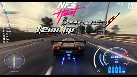 Need For Speed Heat 4k Lamborghini Daiblo Sv95 1 229 Hp 5 2l V10 Sprint Race Columbia