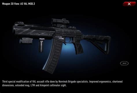 File Cw As Val Mod3 Menu  Internet Movie Firearms Database Guns In Movies Tv And Video Games