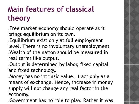 Ppt Classical Theory Powerpoint Presentation Free Download Id 1319117