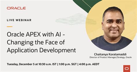 Oracle Apex Unleashes Generative Ai Transforming Application