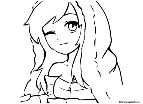 Aphmau Characters Coloring Pages