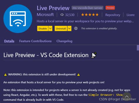 使用vscode边开发页面边预览 vscode边写前端边预览页面 csdn博客