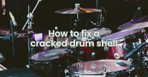 How To Fix A Cracked Drum Shell All For Turntables