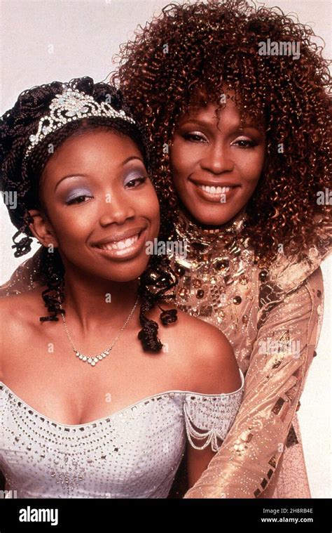Los Angeles Ca Usa Whitney Houston As The Fairy Godmother And Brandy