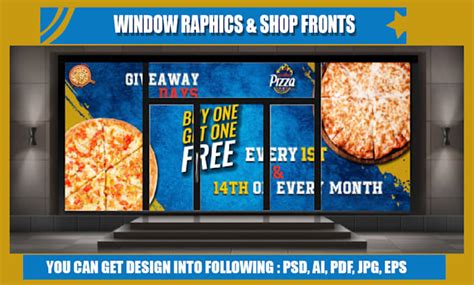 Design Outstanding Window Graphics Storefront Shopfront Signage By