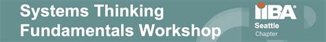 Systems Thinking Fundamentals Workshop Seattle