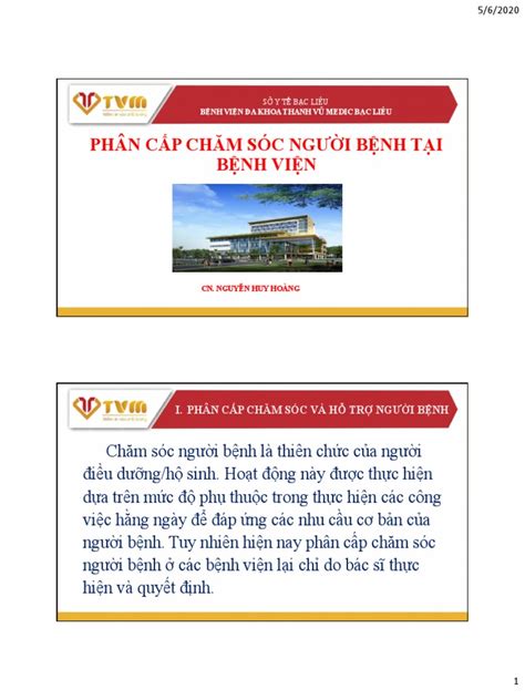 Phan Cap Cham Soc Trong Benh Vien Pdf