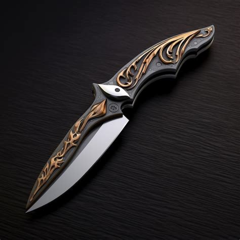 Premium Ai Image Stylish Knife Photography Hyper Realstic