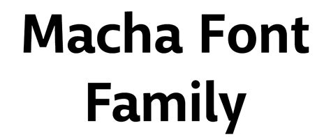 Macha Font Dafontstyle