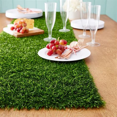 5ft Green Grass Table Runner By Celebrate It™ Michaels Table