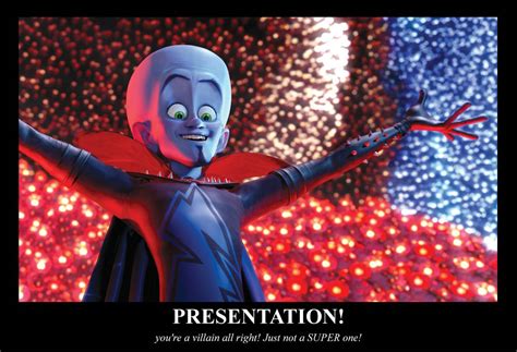 Megamind Poster Presentation By Linderock On Deviantart