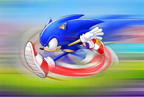 Sonic Running By Justin777777777 On Deviantart